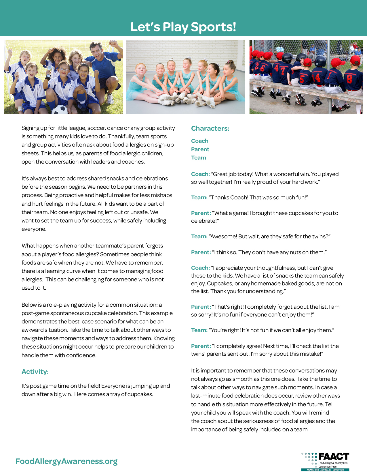 Education | Family Activities at Home | Let's Play Sports