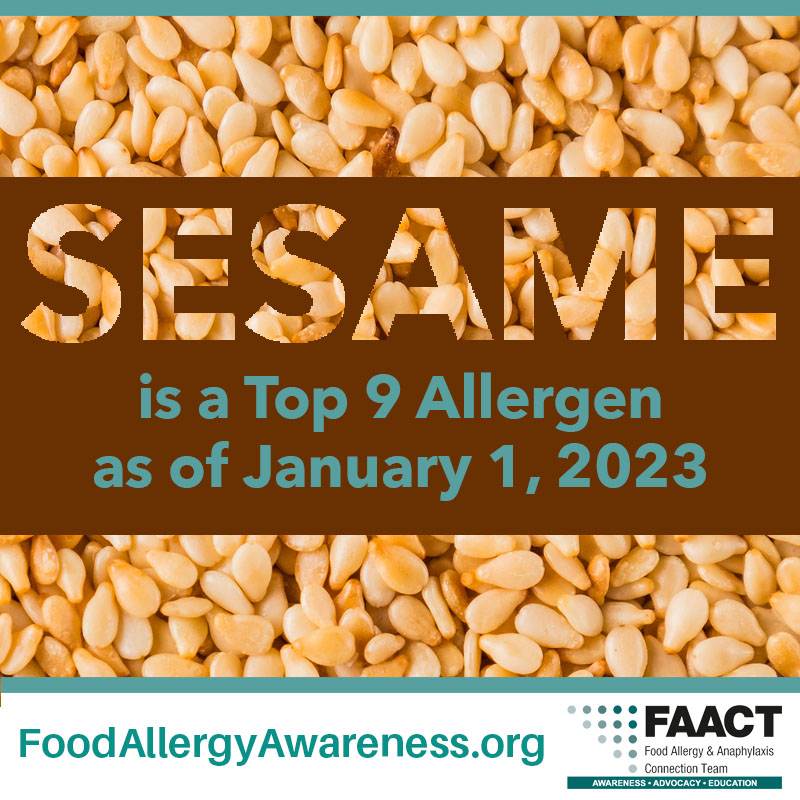Food Allergy & Anaphylaxis | Food Allergens | Sesame